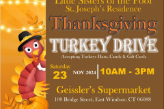2024 Thanksgiving Turkey Drive - Little Sisters of the Poor - Connecticut